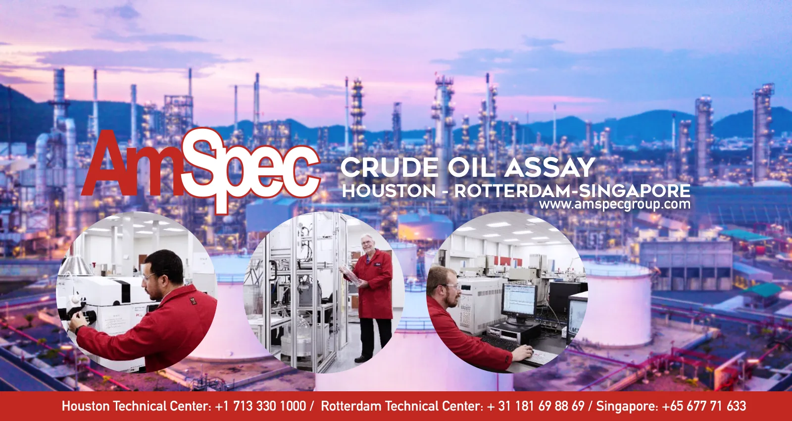 New Locations Providing Crude Oil Assay Services | AmSpec